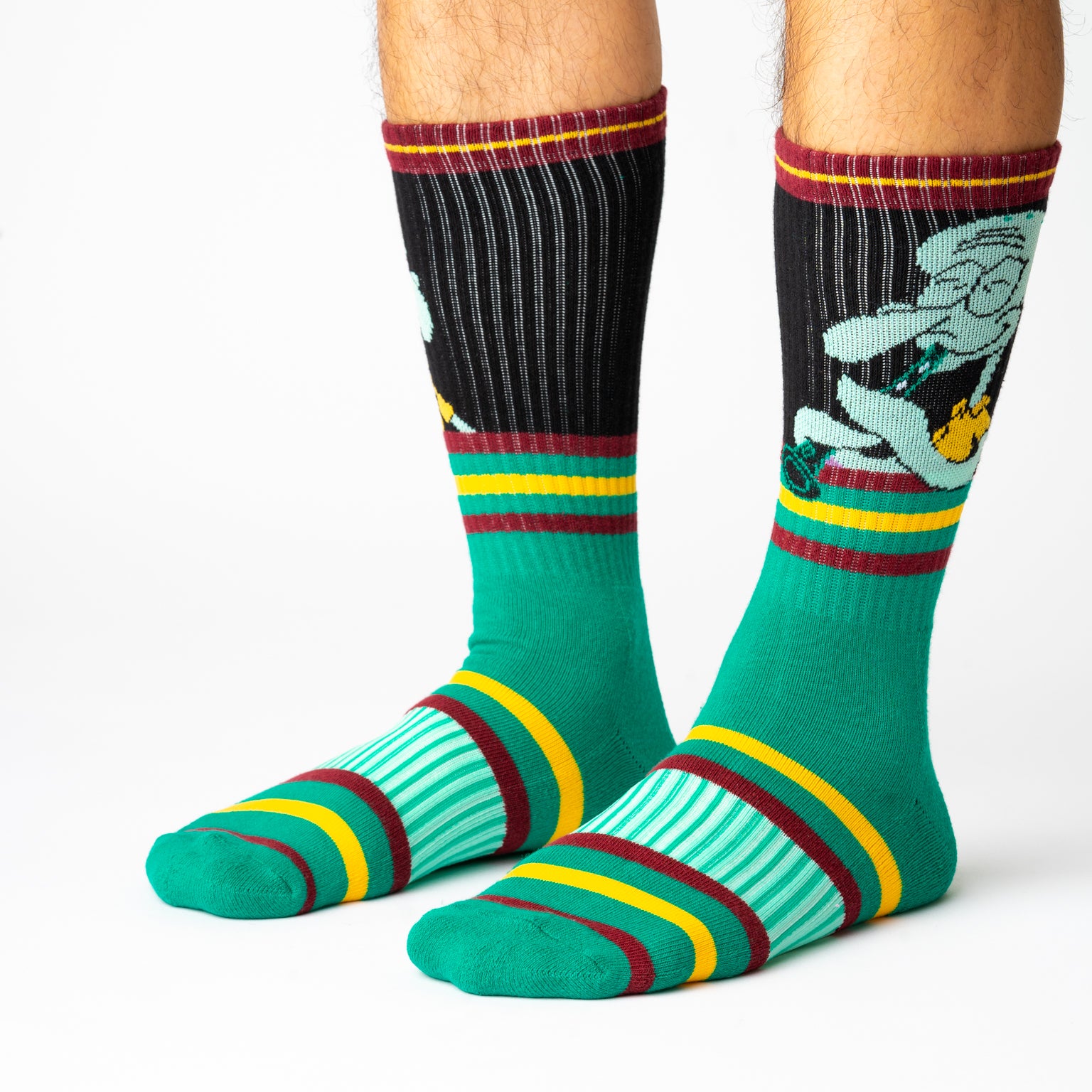 SWAG SPONGEBOB PREMIUM SPORTS SOCKS - SQUIDWARD J Q TENTACLES PREMIUM