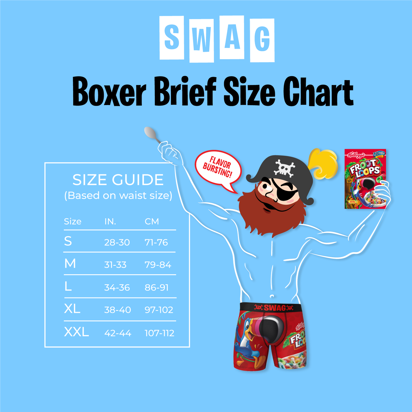 Kellogg's 'Froot Loops' Boxers | SWAG Boxer Briefs