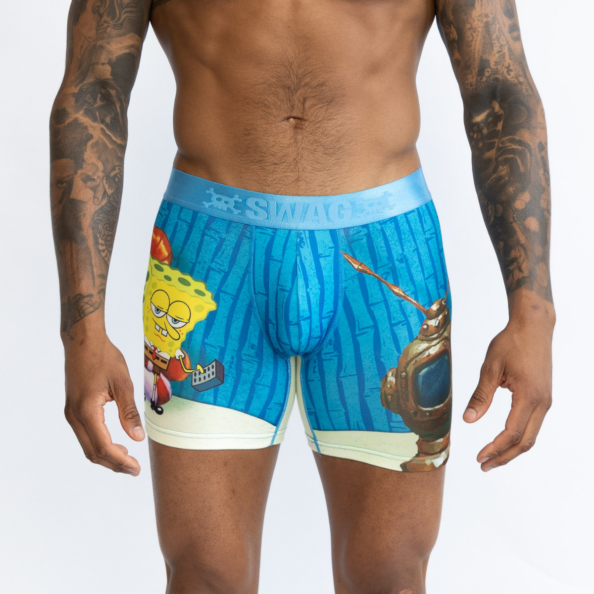 Swag Spongebob Boxers - IGHT IMMA HEAD OUT